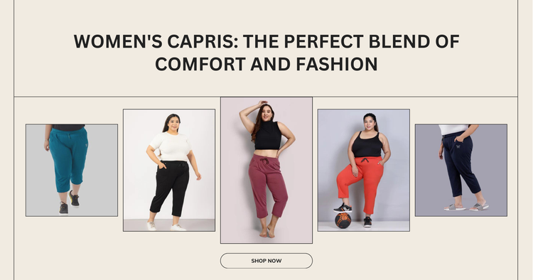 Women's Capris: The Perfect Blend of Comfort and Fashion – Cupid Clothings